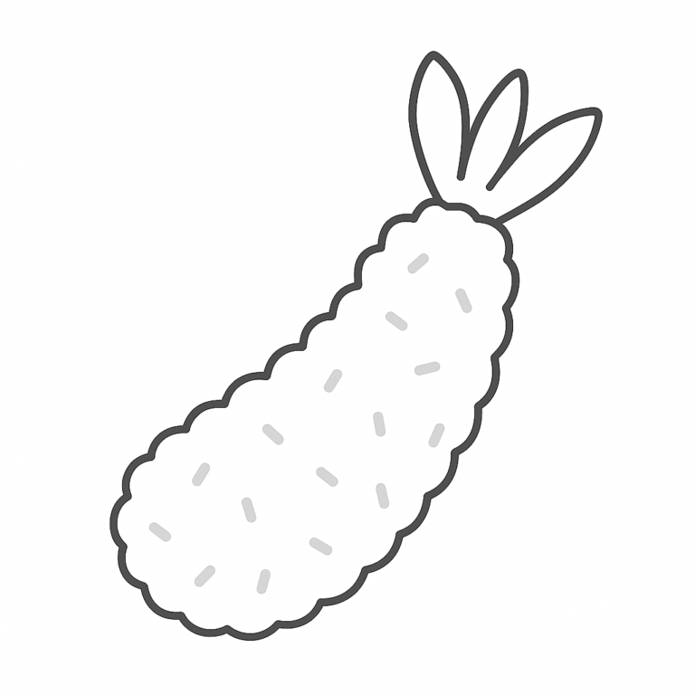 エビフライ|イラスト